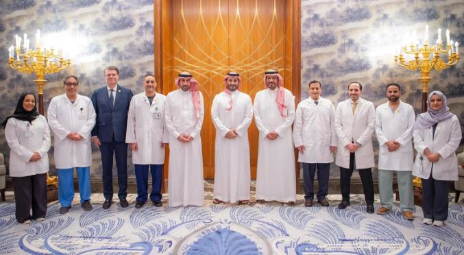 Royal Reception for KFSHRC Surgeons who performed the World 1st Full ...